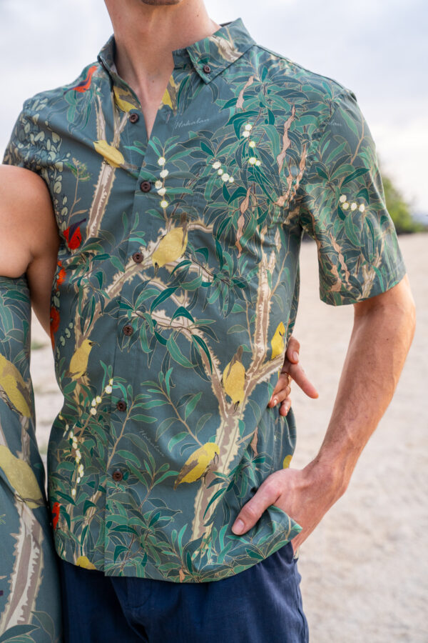 Aloha Shirt-Men's-Hakalau Forest NWR x David Shepard Hawai'i ...